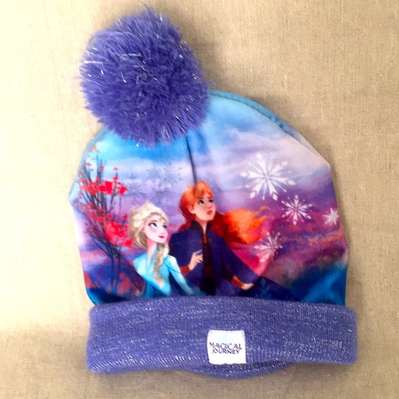 Disney | Accessories | Disneys Frozen Ii Anna And Elsa Beaniehat | Poshmark